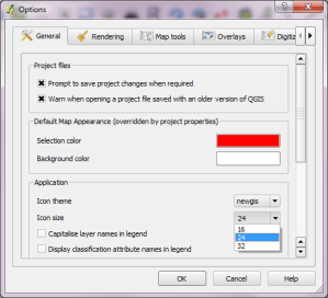 Smaller Toolbar Icons for QGIS | Free and Open Source GIS Ramblings