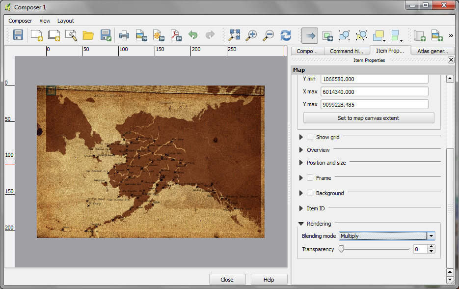 Vintage map design using QGIS | Free and Open Source GIS Ramblings