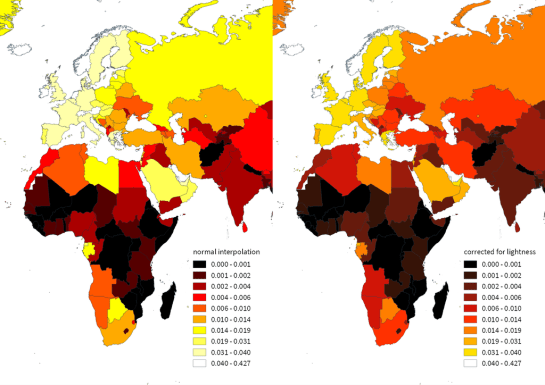 Towards better gradients | Free and Open Source GIS Ramblings