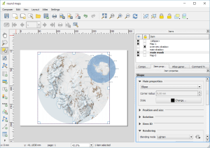 How to create round maps in Print Composer | Free and Open Source GIS ...