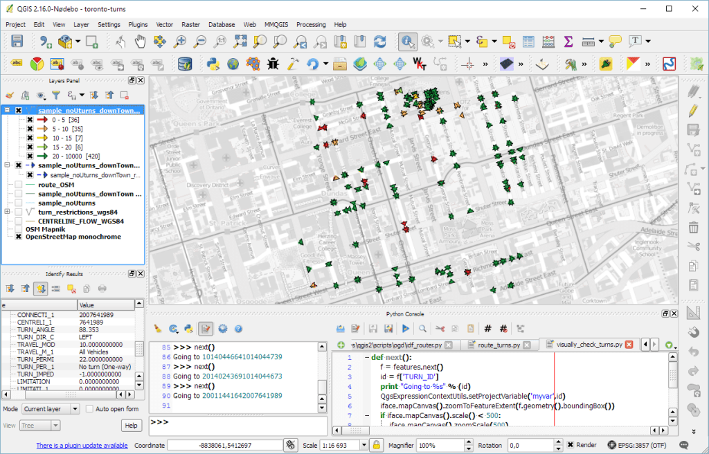 OSM turn restriction QA with QGIS | Free and Open Source GIS Ramblings